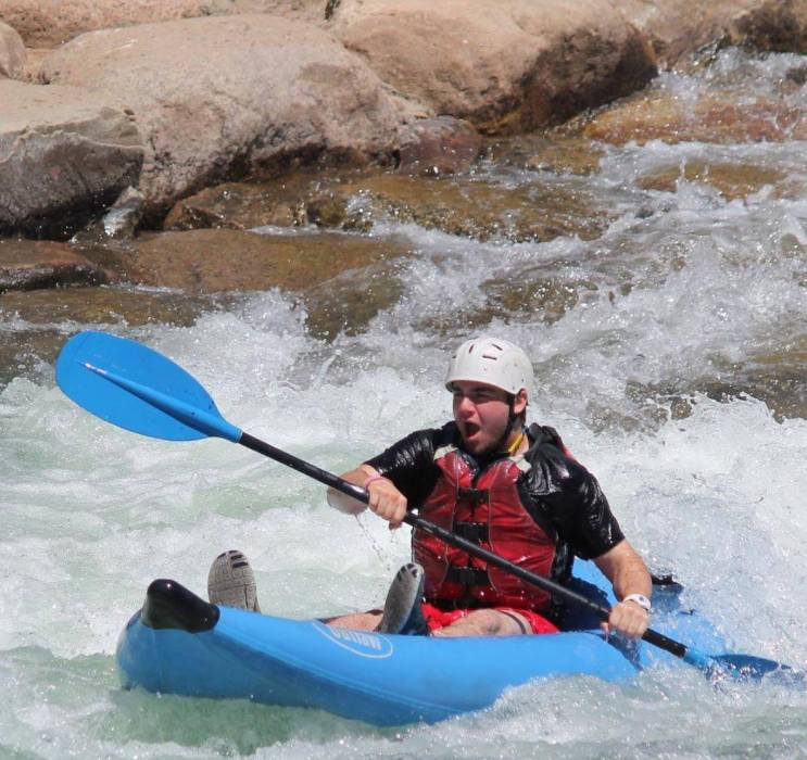 Durango Inflatable White Water Kayaking on the Animas River